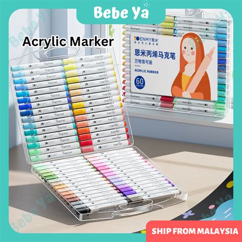 Enmy Acrylic Marker Pen Acrylic Paint Drawing Colouring Painting Art Arcylic Markerpen Maker