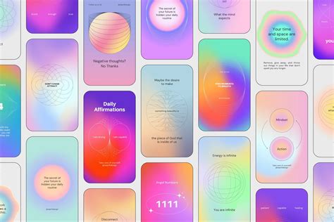 Canva Aura Gradient Quotes Aesthetic Gradient Quotes Customizable