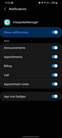 Notification Settings Mobile Boostlingo