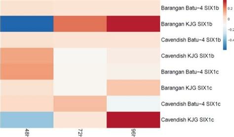 Heatmap Comparison Of Expressed Six Genes In Moderate And High Virulent Download Scientific