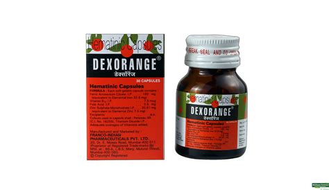 Buy Dexorange 30 Capsules Online At Best Prices Wellness Forever