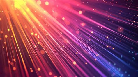 Radiant Optical Fibers Weave Intricate Geometric Patterns On Vibrant Backdrop Colorful Ai
