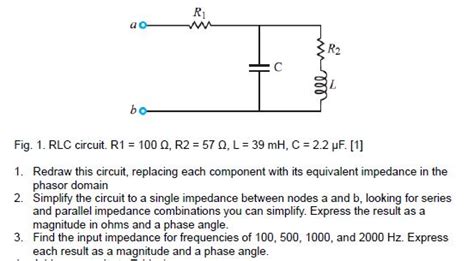 Solved Redraw This Circuit Replacing Each Component With