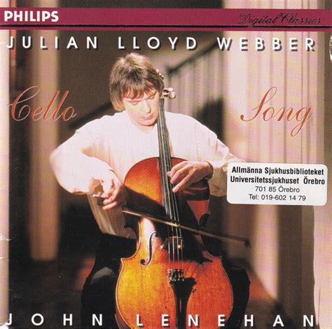 Julian Lloyd Webber And John Lenehan Cello Song Cd Album 1993 [r25283506] Discogs
