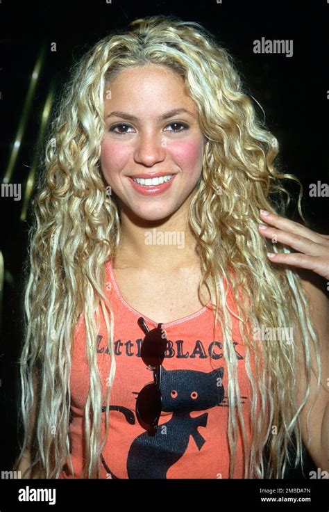 Shakira At The Latin Grammy Rehearsals In 2000 Credit Ron Wolfson
