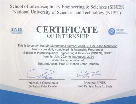 Muhammad Taimoor Asad On Linkedin Summerinternship Machinelearning