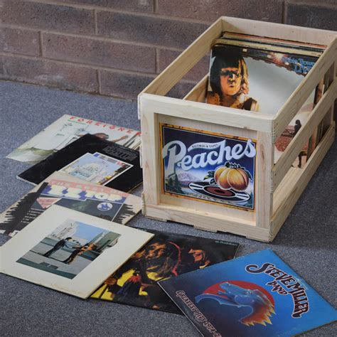 Lp Album Crate Peaches Record Crates