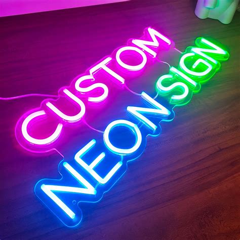 Custom Wedding Led Neon Signs Personalized Ts Wall Decor Light Up