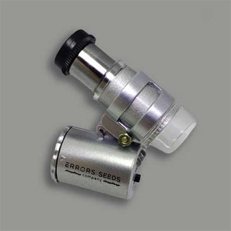 მიკროსკოპი ინტერნეტ მაღაზიაში Errors Seeds