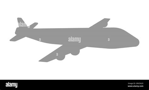 Plane Shadow Flat Monochrome Isolated Vector Object Stock Vector Image And Art Alamy