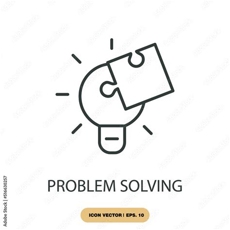 Problem Solving Icons Symbol Vector Elements For Infographic Web Stock Vector Adobe Stock