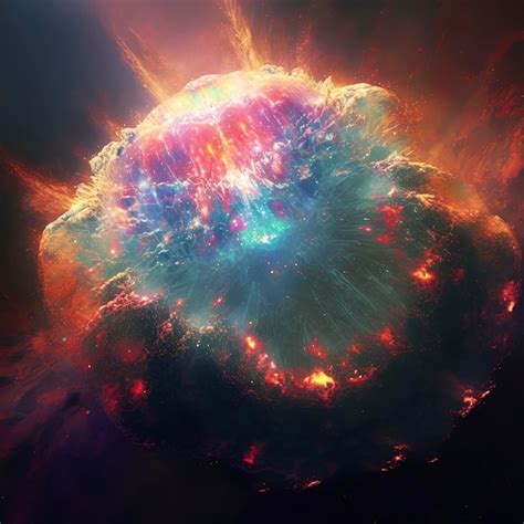 Premium Photo Supernova Exploding Space