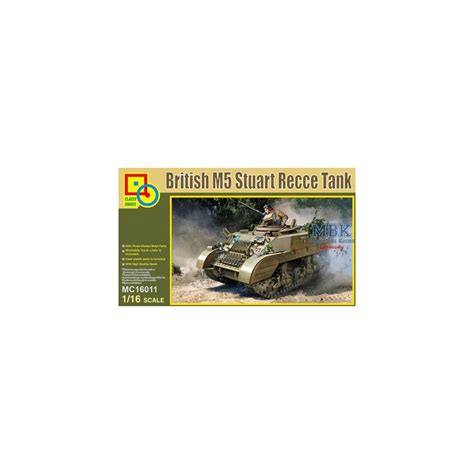 Model Kit British M5 Stuart Recce Tank