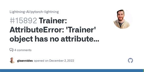 trainer attributeerror trainer object has no attribute