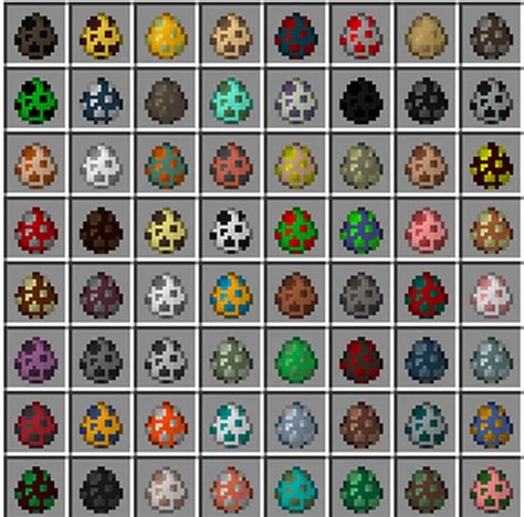 Craftable Spawn Eggs Minecraft Data Pack
