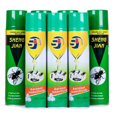 Aerosol Insecticide Spray For Fast Effect Kill Mosquitoes Cockroaches