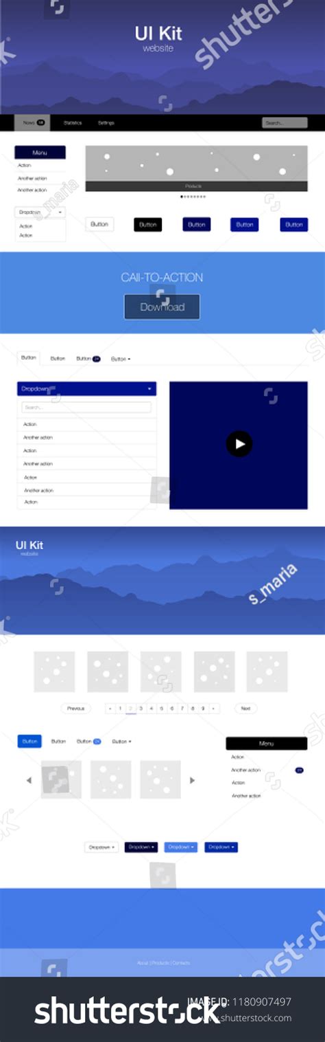material design ui kit 6 794 images photos et images vectorielles de