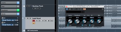 Cubase Vocal Delay Treatments