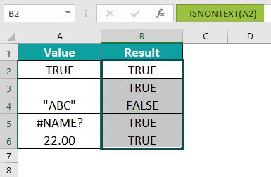 ISNONTEXT Excel Function Syntax Examples How To Use