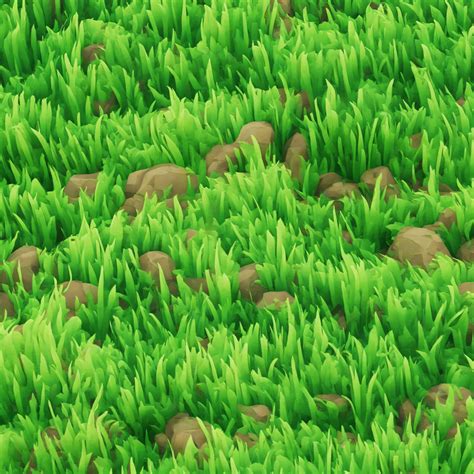 Stylized Grass Seamless Texture By Zames1992d