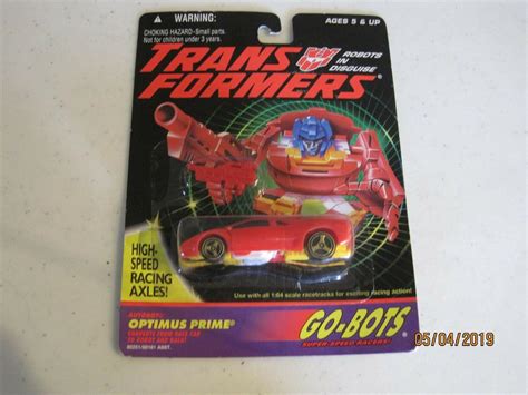 Optimus Prime Go Bots Transformers Hasbro1994 Unopened On Card