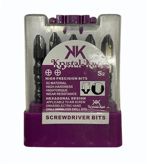 Krystal Kut Screwdriver Bit Set Stainless Steel At ₹ 300set In Raipur