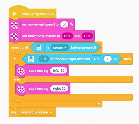 Robotics Programming A Line Following Robot Part David Musgrave S Winthrop Development