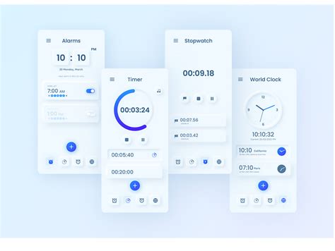 Clock Ui Neomorphism By Sohanck On Dribbble