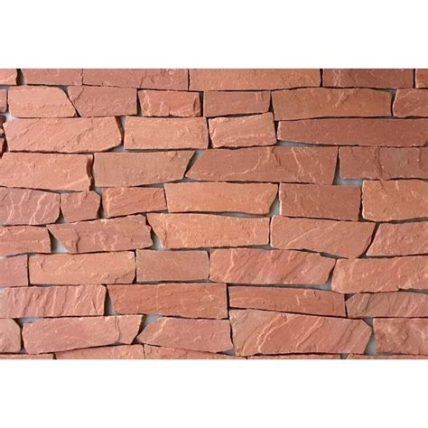 Maple Red Matte Ledge Stone Wall Cladding Thickness 20 Mm At ₹ 275 Sq Ft In Mumbai