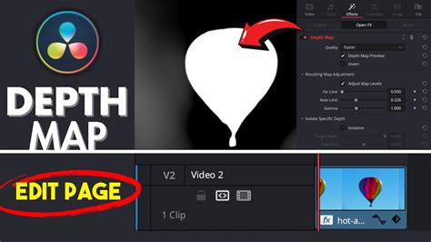 How To Use The New DEPTH MAP In DaVinci Resolve Studio YouTube