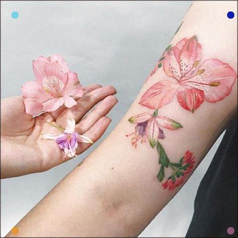 Alstroemeria Tattoo Alstroemeria