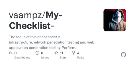 Github Vaampzmy Checklist The Focus Of This Cheat Sheet Is Infrastructurenetwork