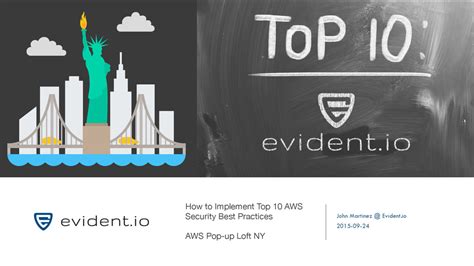 How To Implement Top 10 Aws Security Best Practices New York Edition Speaker Deck