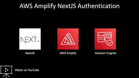 amplify nextjs authentication flow youtube