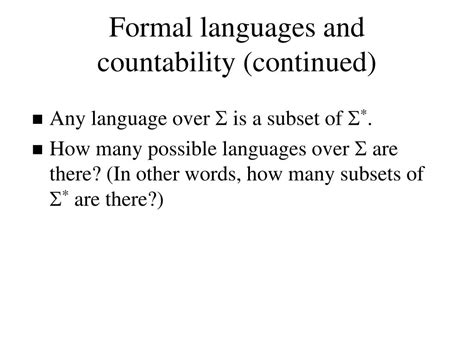 Ppt Cs 3813 Introduction To Formal Languages And Automata Powerpoint Presentation Id 5586820