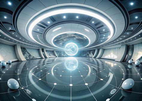 Immersive 360 Minimalist Tech Lightscape A Pristine White Hdri