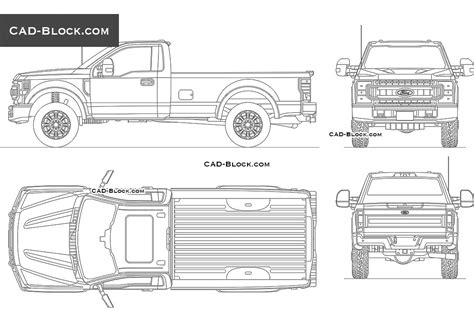 Ford F350 Drawings