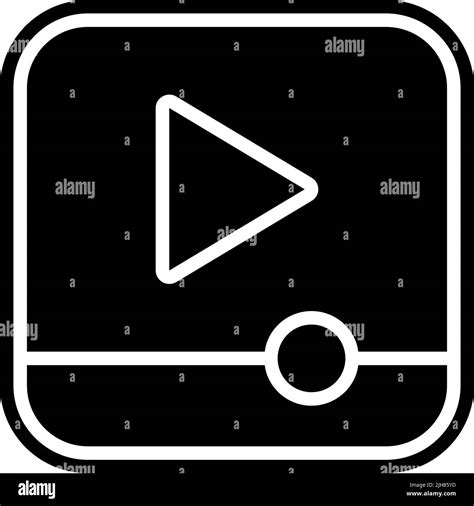 Mobile Interface Media Player Icon Stock Vector Image And Art Alamy