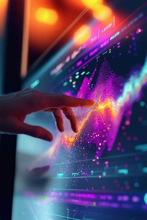 Dynamic Data Visualization Concepts Stock Illustration Illustration