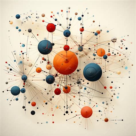 Premium Ai Image Colorful Network Graph Illustration Generative Ai