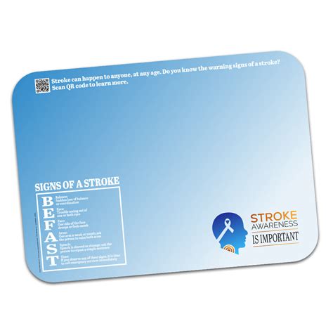 Stroke Awareness 14 X 19 Traycovers Pack Of 250 Medfare