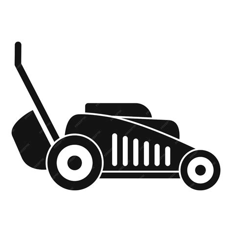 Premium Vector Grass Cut Machine Icon Simple Illustration Of Grass