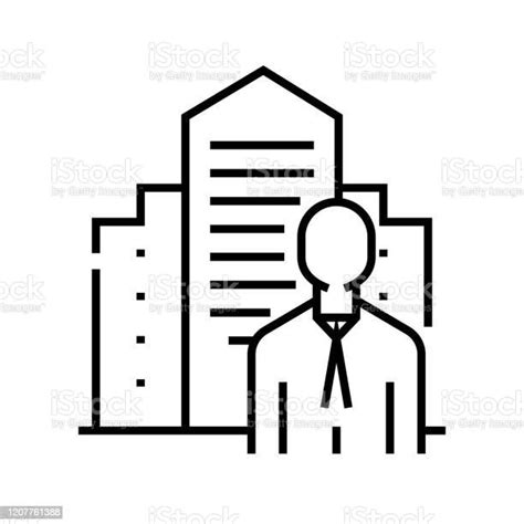 비즈니스 작업자 라인 아이콘 개념 기호 윤곽선 벡터 그림 선형 기호 개체 그룹에 대한 스톡 벡터 아트 및 기타 이미지 개체 그룹 경영자 날씬한 Istock