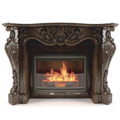 Fireplace Classic 3d Model 40 Max Free3d