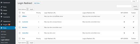 Login Redirect Wpfront