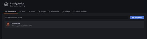 Victorialogs Grafana Datasource