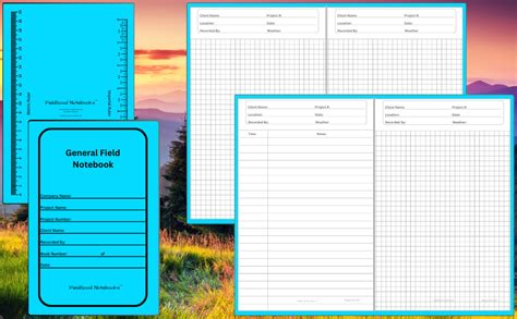 General Field Notebook Paperback 55 X 85 100 Linedlined Pages