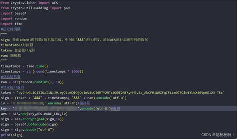 Python：aes加密 Csdn博客