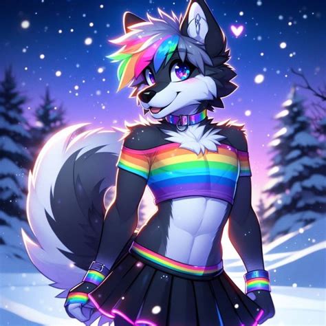 Chat With Rainbow The Femboy Wolf Nsfw Enjoy Free Unrestricted Ai