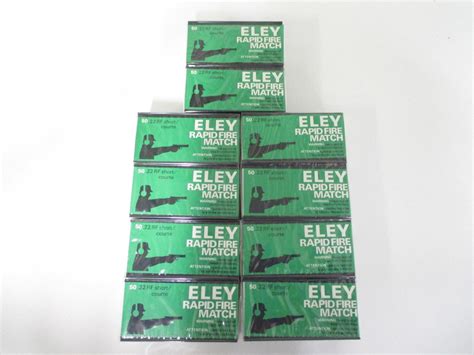 Eley 22 Short Ammo Lot